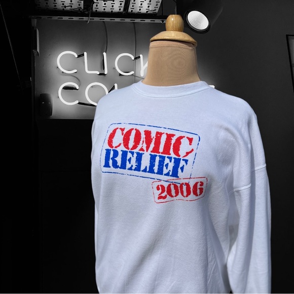 Hanes | Shirts | Vintage 206 Official Sweatshirt From Comic Relief Euc ...